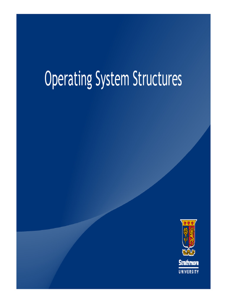 4.chapter 2b-Operating System Structures | PDF | Kernel (Operating ...