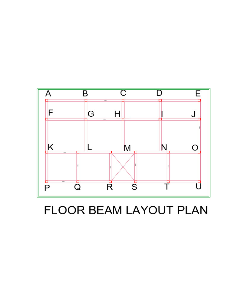 Floor Beam Layout Plan Guide | PDF