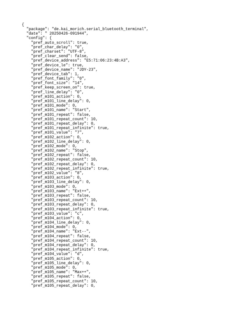 Bluetooth Terminal Configuration Guide | PDF