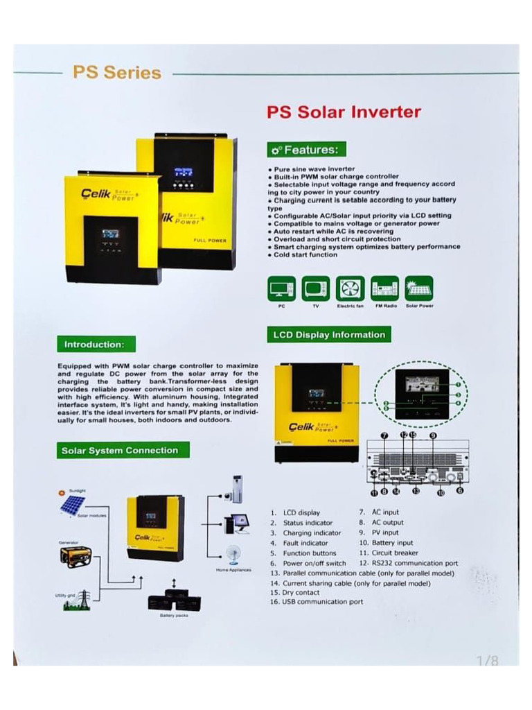 Gelik Inverters | PDF