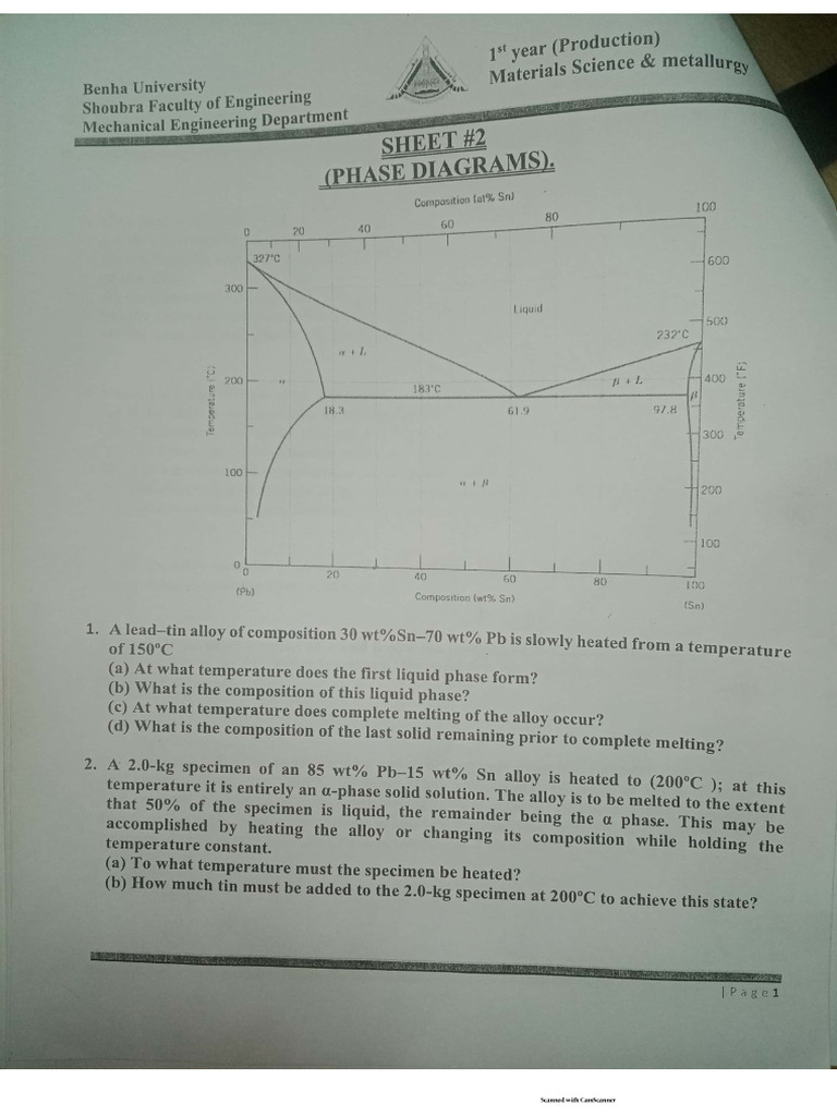 Sheet Phase Digram & Iron-Carbon Diagram | PDF