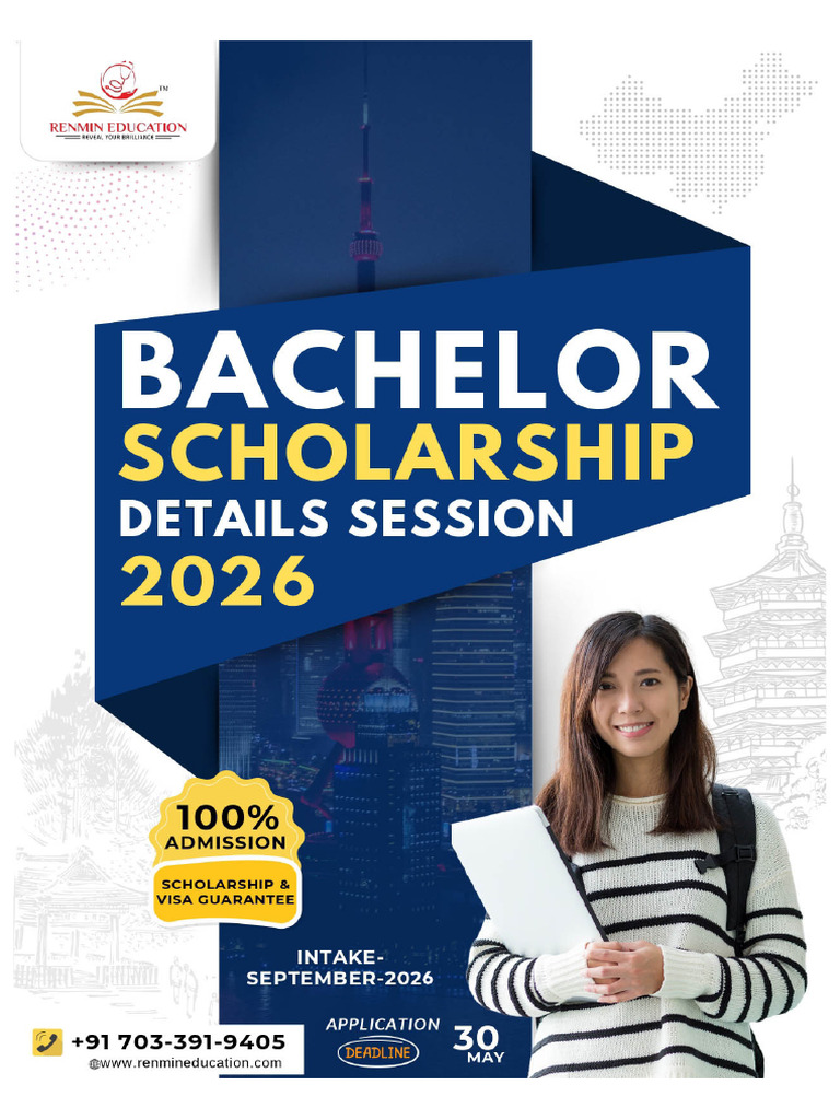 Bachelor Scholarship in 2026 | PDF
