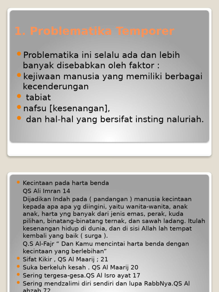 Problematika Kontemporer | PDF