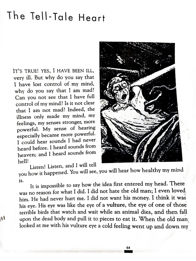 English Literature - The Tell Tale Heart Story | PDF