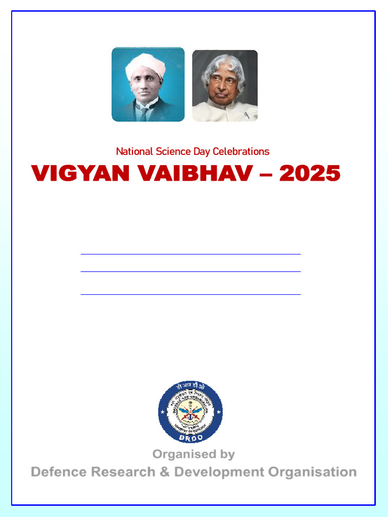Invitation For Vigyan Vaibhav-2025 | PDF