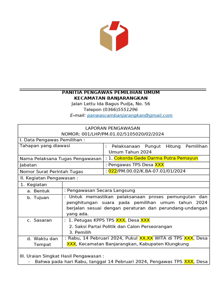 Form A Ptps - Pungut Hitung | PDF
