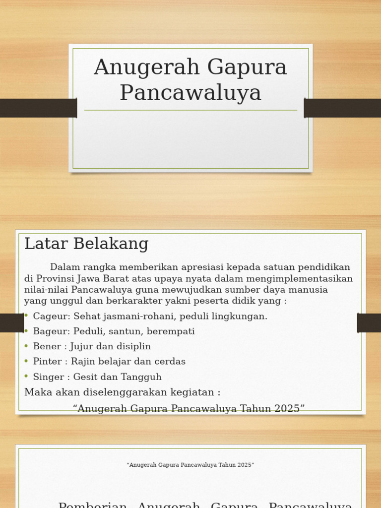 Anugrah Gapura Pancawaluya | PDF