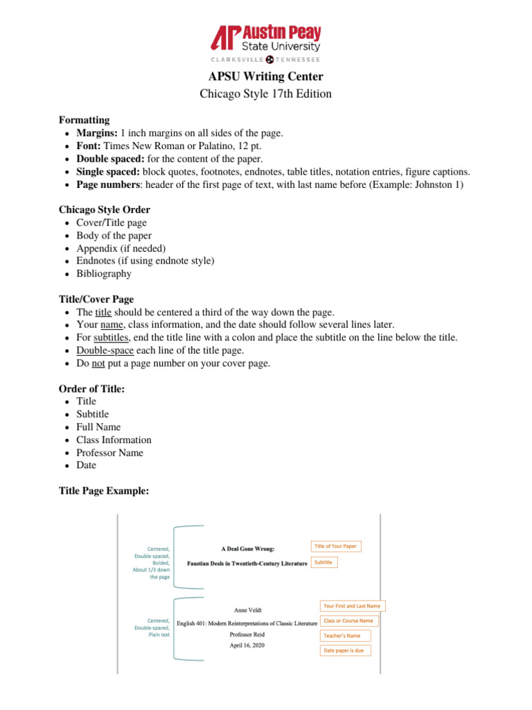Chicago Style 17th Edition 2024 | PDF | Note (Typography) | Citation