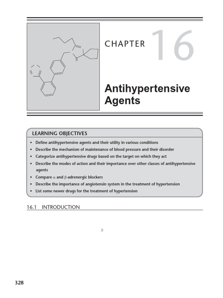 Anti Hypertensive Agents | PDF | Blood Pressure | Angiotensin