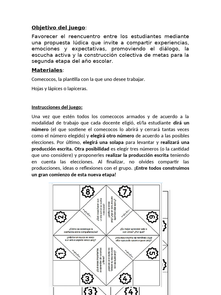 Comecocos Juego Segunda Etapa | PDF