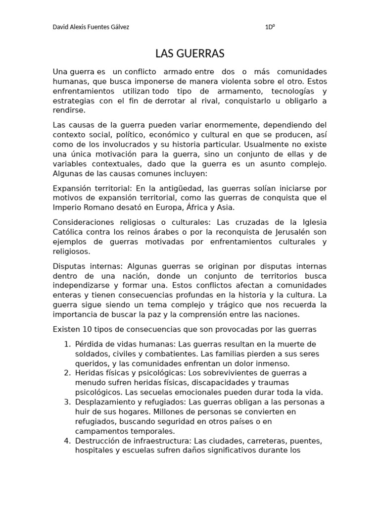 Las Guerras | PDF
