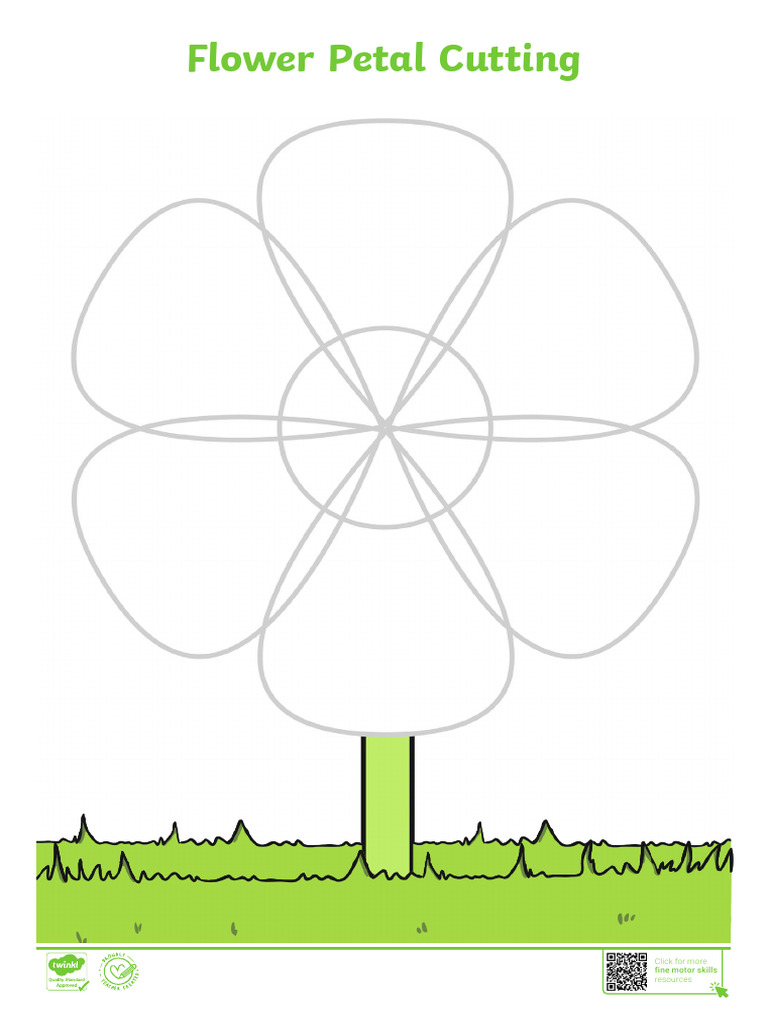 Flower Petal Cutting Activity Guide | PDF