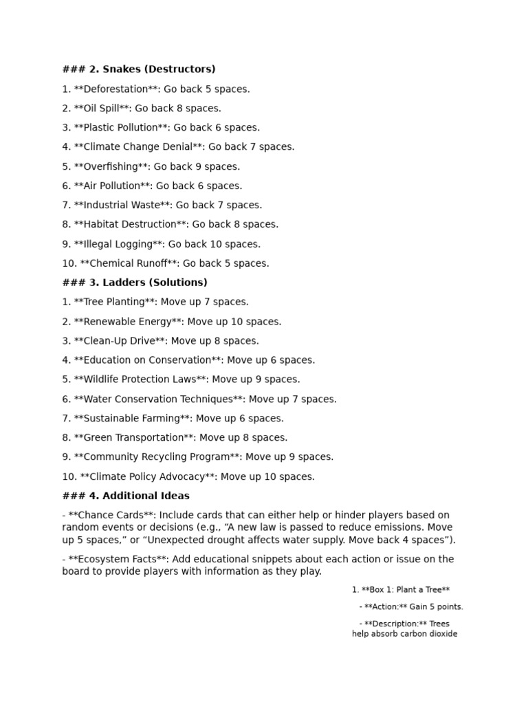 Climate Change Board Game | PDF | Climate Change | Environmental ...