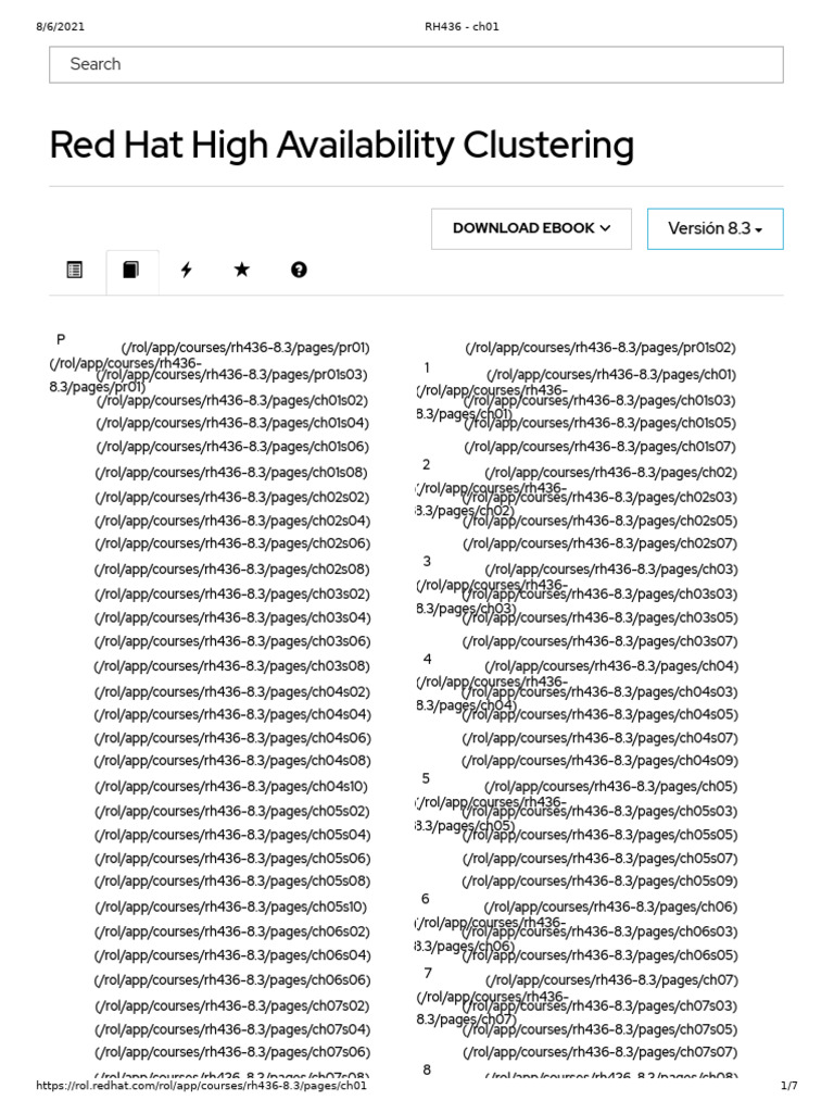 RH436 - ch01 | PDF | Computer Cluster | Load Balancing (Computing)