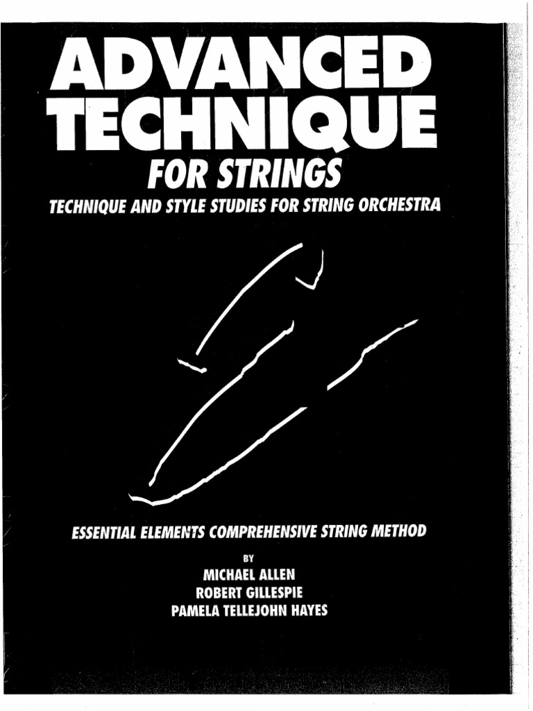 Advanced Techniques For Strings Violin | PDF