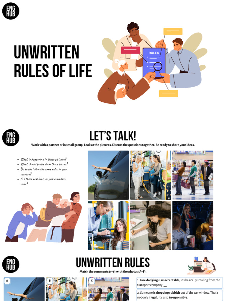 Unwritten Rules of Everyday Life | PDF
