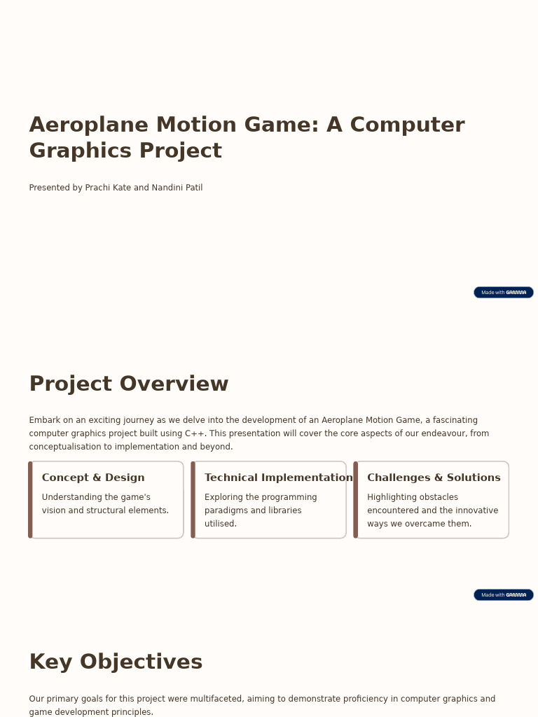 Aeroplane Motion Game | PDF | Computer Programming | Computer Graphics