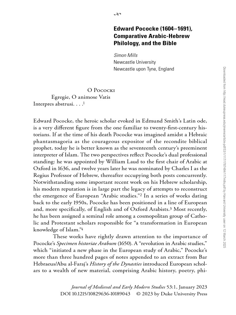 Arabic Hebrew Oxford | PDF | Bible | Septuagint