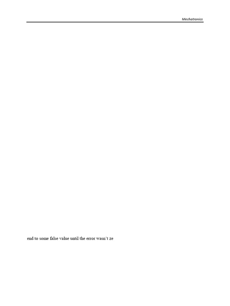 Mechatronics Experiment No-5 | PDF | Control Theory | Mechanics