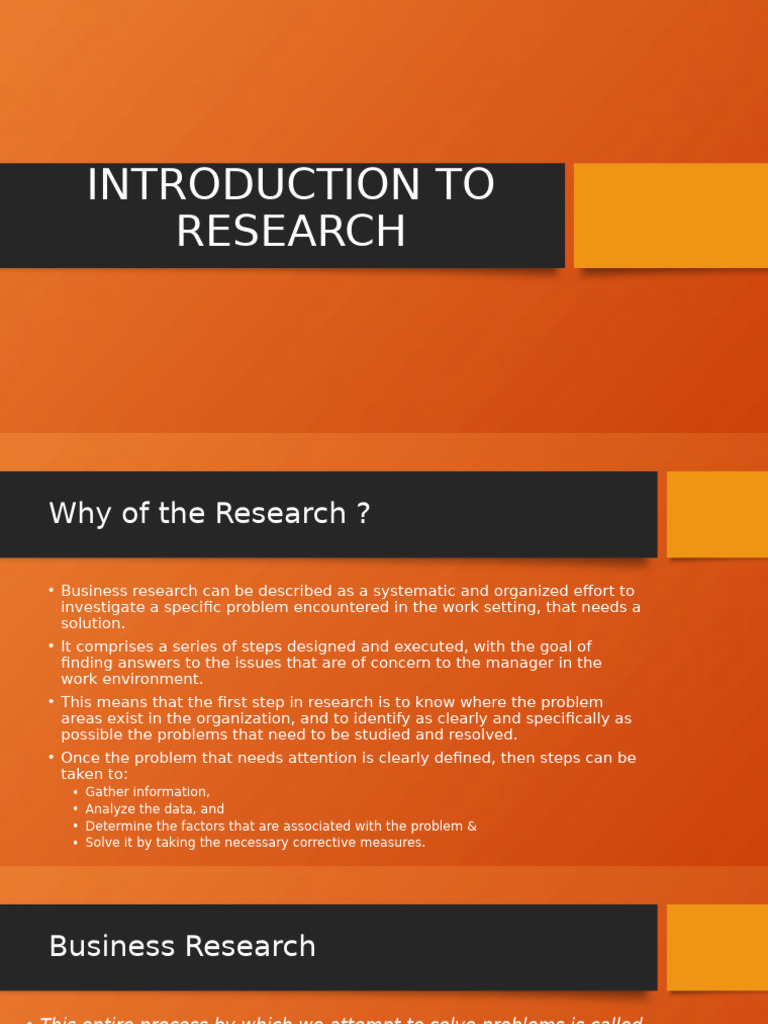 Business Research: Types and Importance | PDF | Inductive Reasoning ...