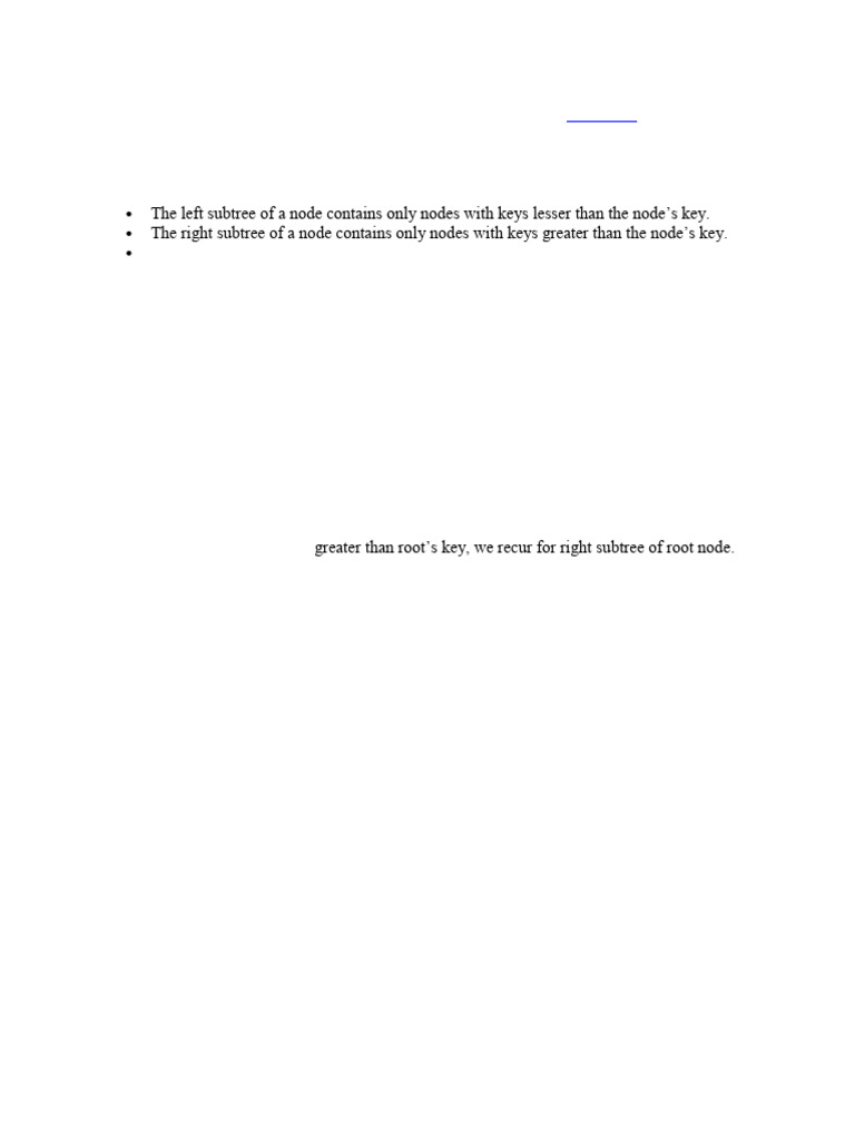 Binary Search Tree Operations Explained | PDF | Algorithms And Data ...