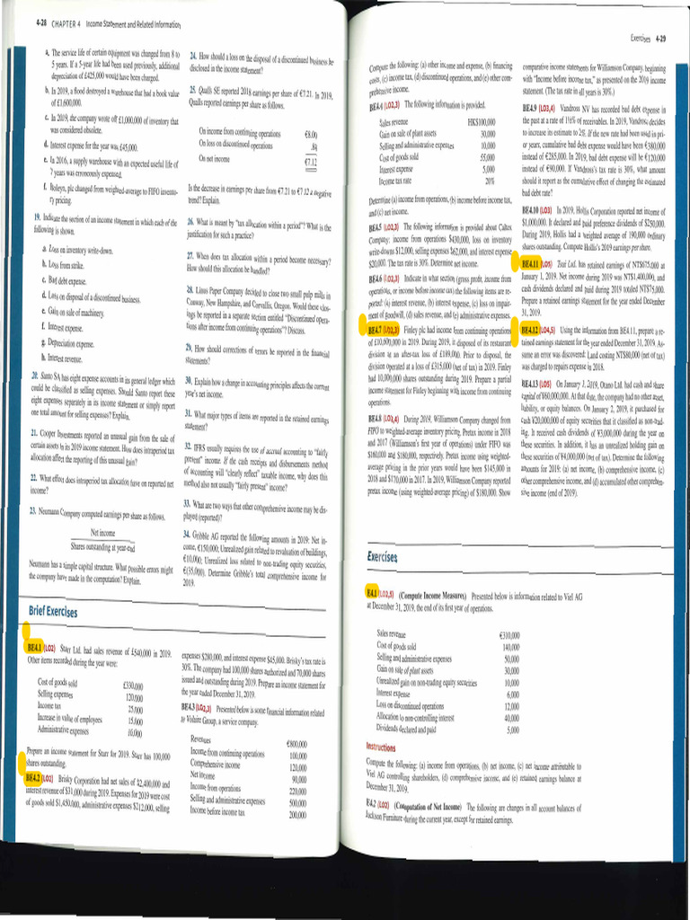 Chapter 4 Exercises | PDF