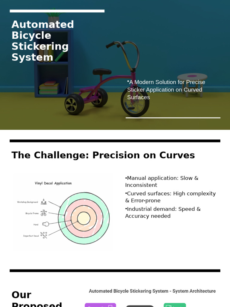 Automated Bicycle Stickering System | PDF | Robotics | Automation