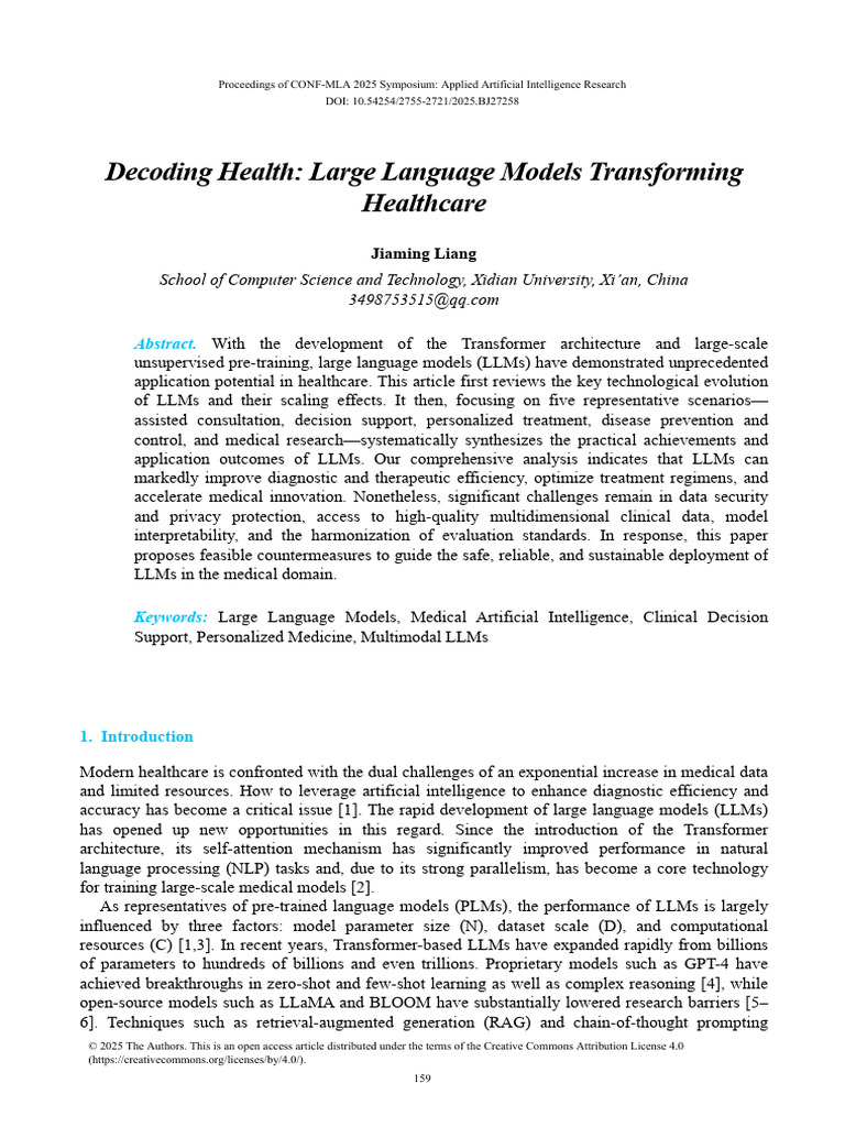 Decoding Health Large Language Models Transforming Pdf Personalized
