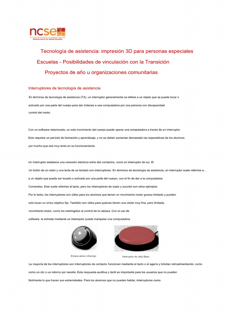 Assistive Technology TY and 3D Printing Ingles | PDF | Impresión 3d
