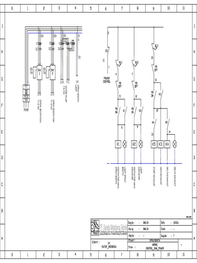 Box Panel Paint Booth Wiring Power N Control-Spray | PDF