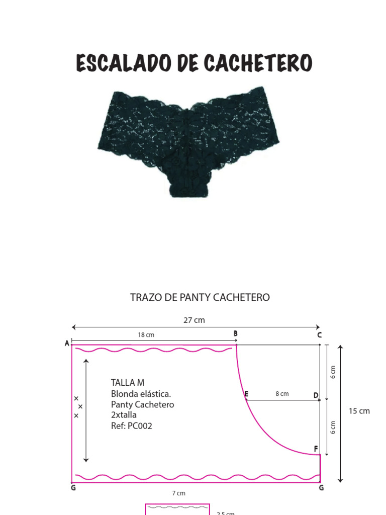 Escalado Panty Cachetero | PDF