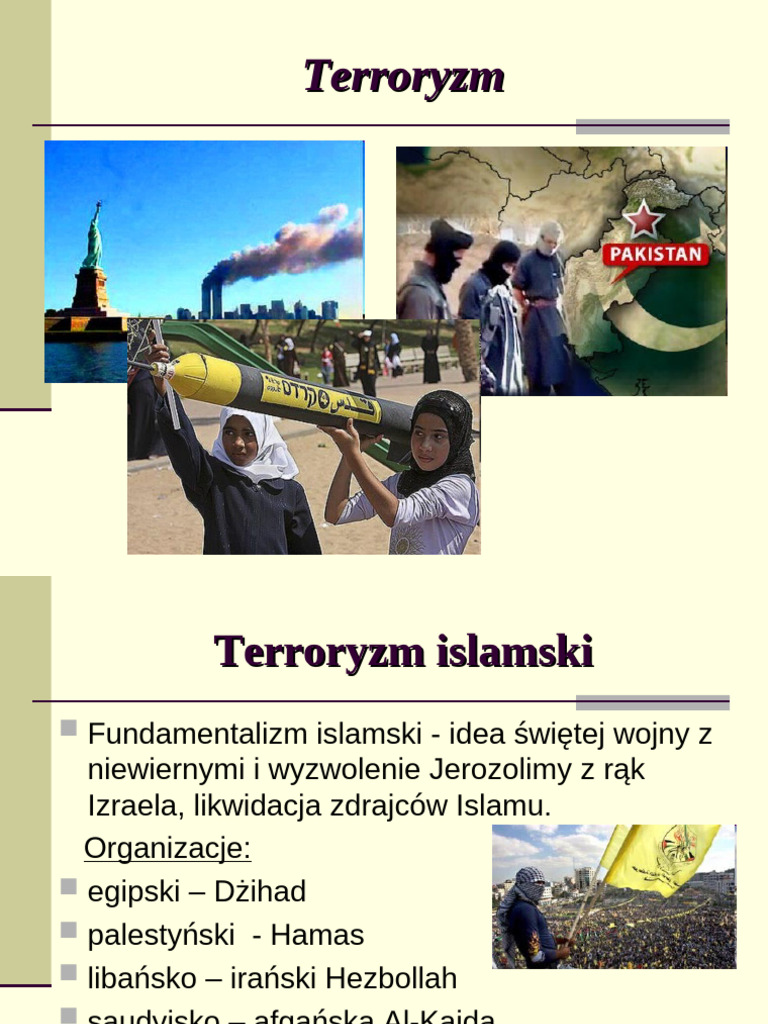 Terroryzm | PDF