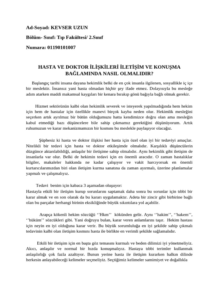 Kevser Uzun Diksiyon Ve Hitabet Odevi | PDF