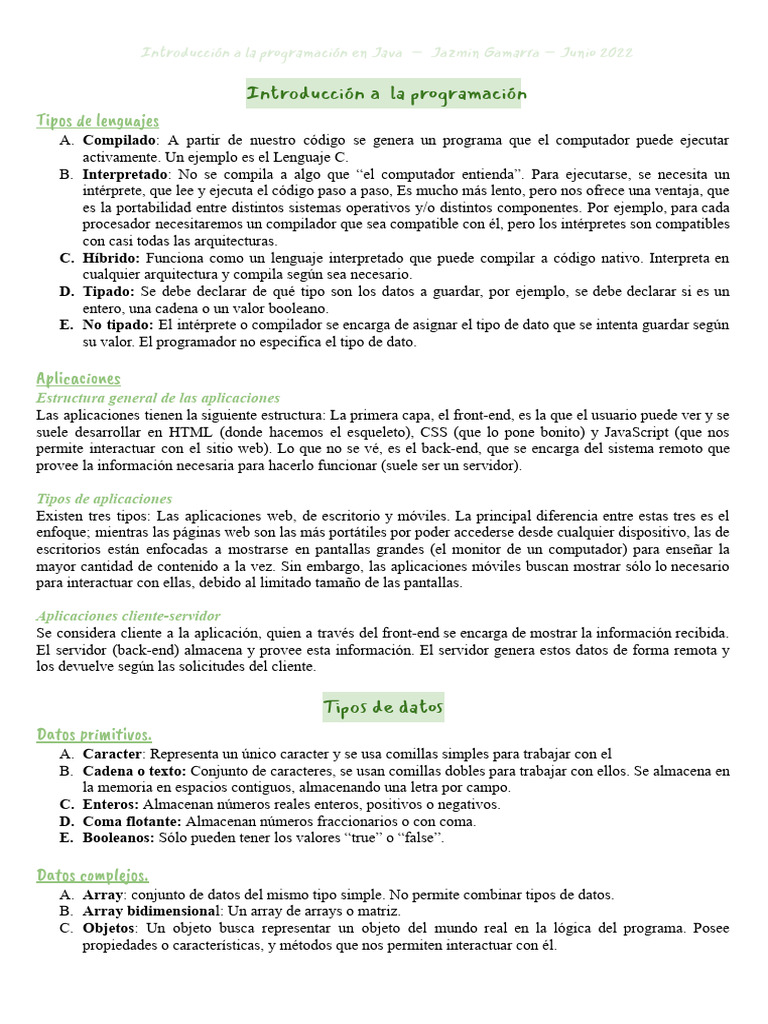 Introducción A La Programación en Java, Orientacion A Objetos | PDF ...