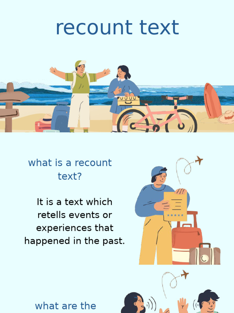 Understanding Recount Texts and Their Features | PDF