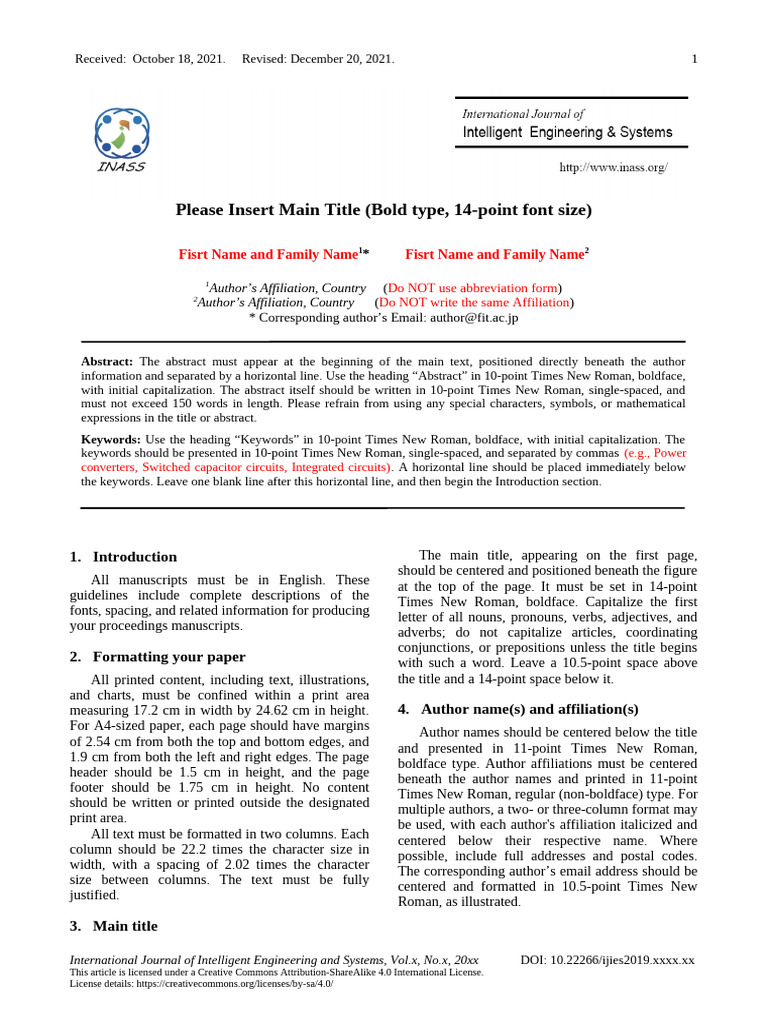 Manuscript Formatting Guidelines | PDF | Times New Roman | Linguistics
