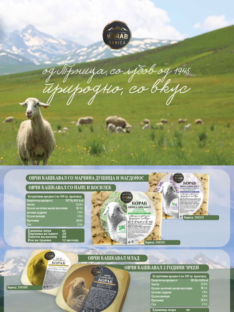 Katalog Na Proizvodi Makedonski Jazik | PDF