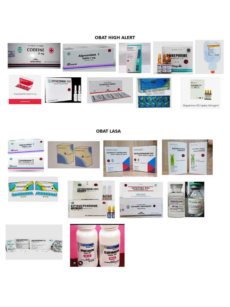 High Alert & LASA-Picture | PDF