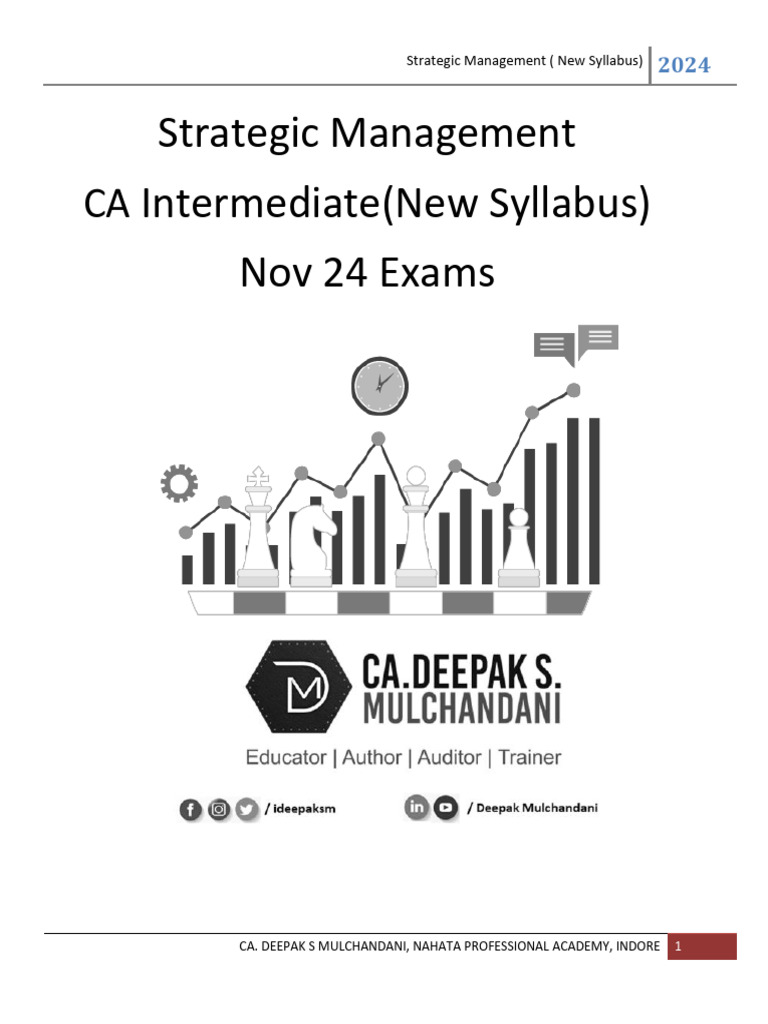 Chapter 1 Nov 24 Strategic Management | PDF | Strategic Management ...