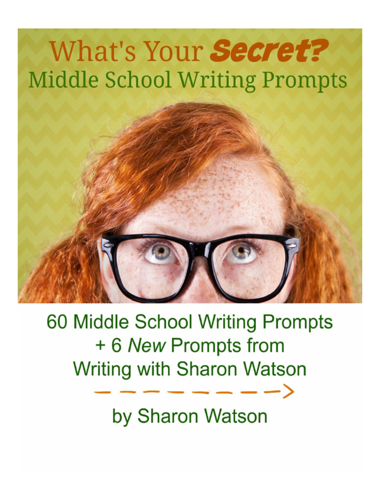 What's Your Secret, Middle School Writing Prompts | PDF