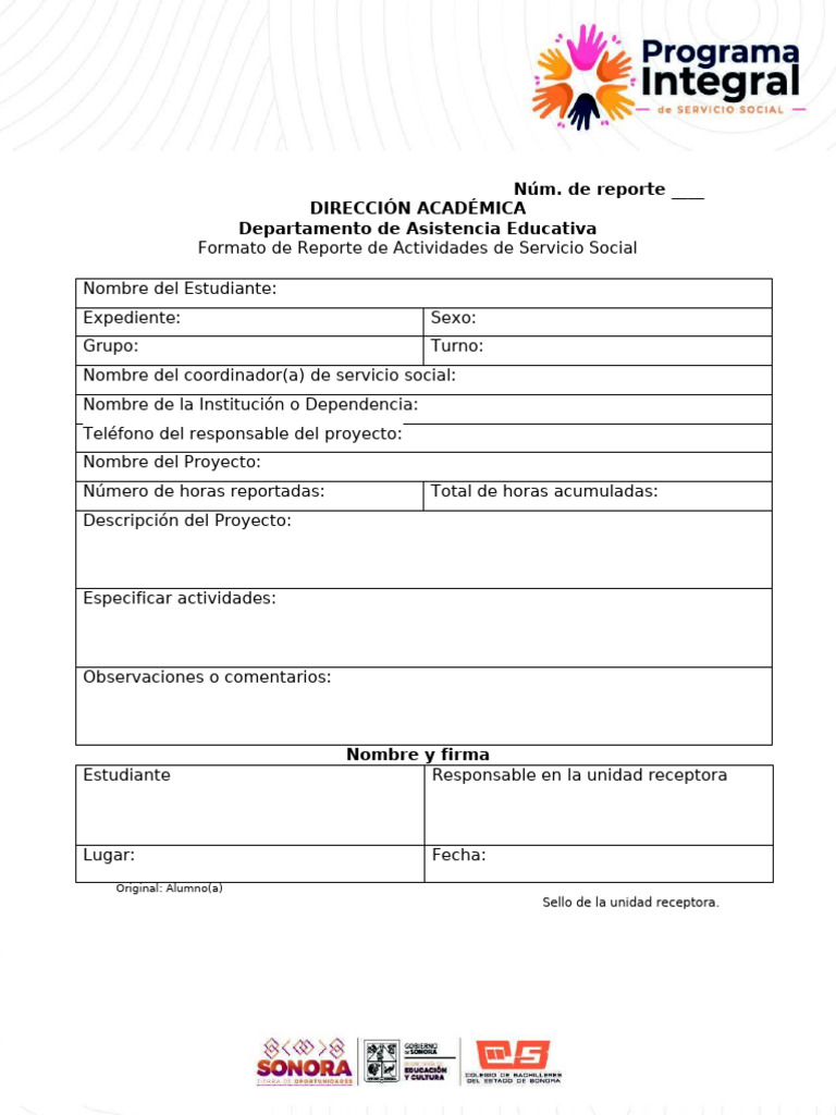 Formato Nva Plant Reporte de Actividades 24-25-2 | PDF