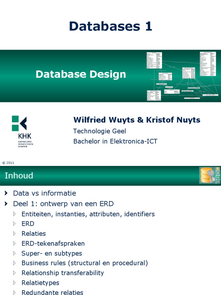 Database Design 20120423 | PDF