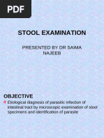 Stool Examination for Parasitic Ova | PDF