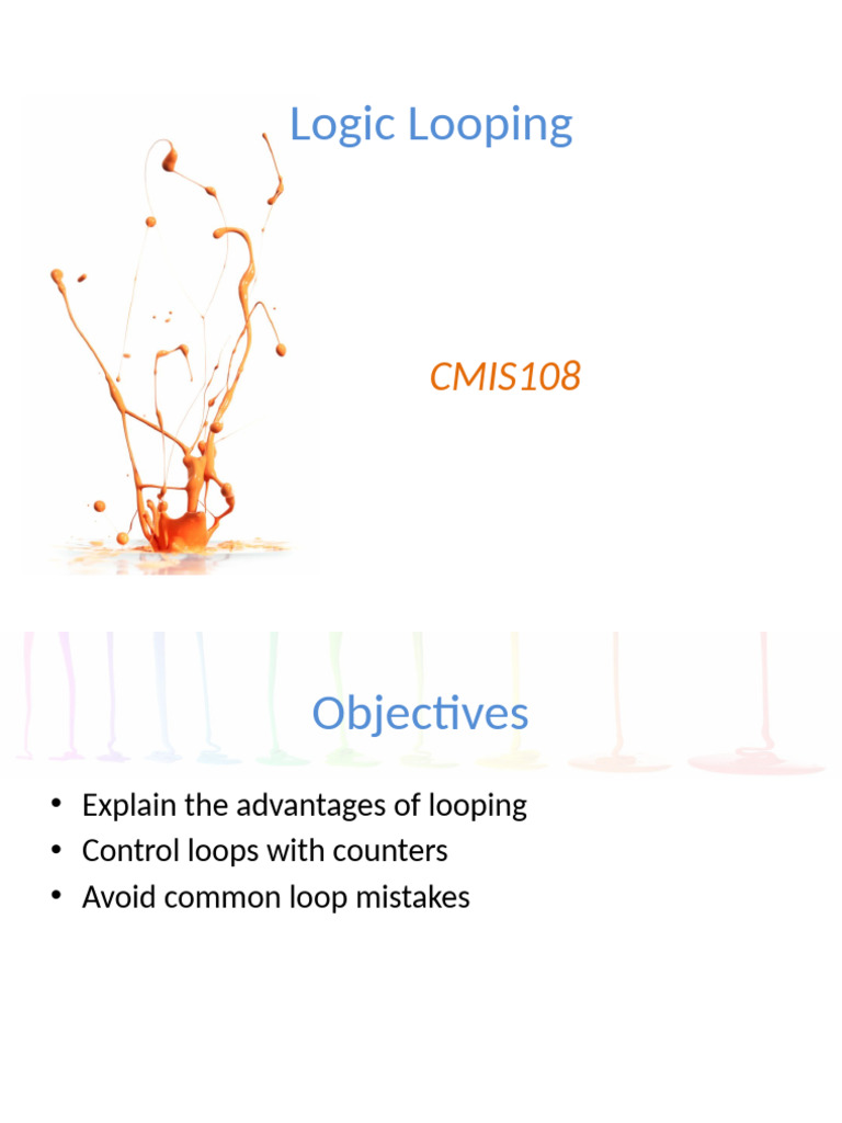 03a Logic Day 3 Slides | PDF | Control Flow | Applied Mathematics