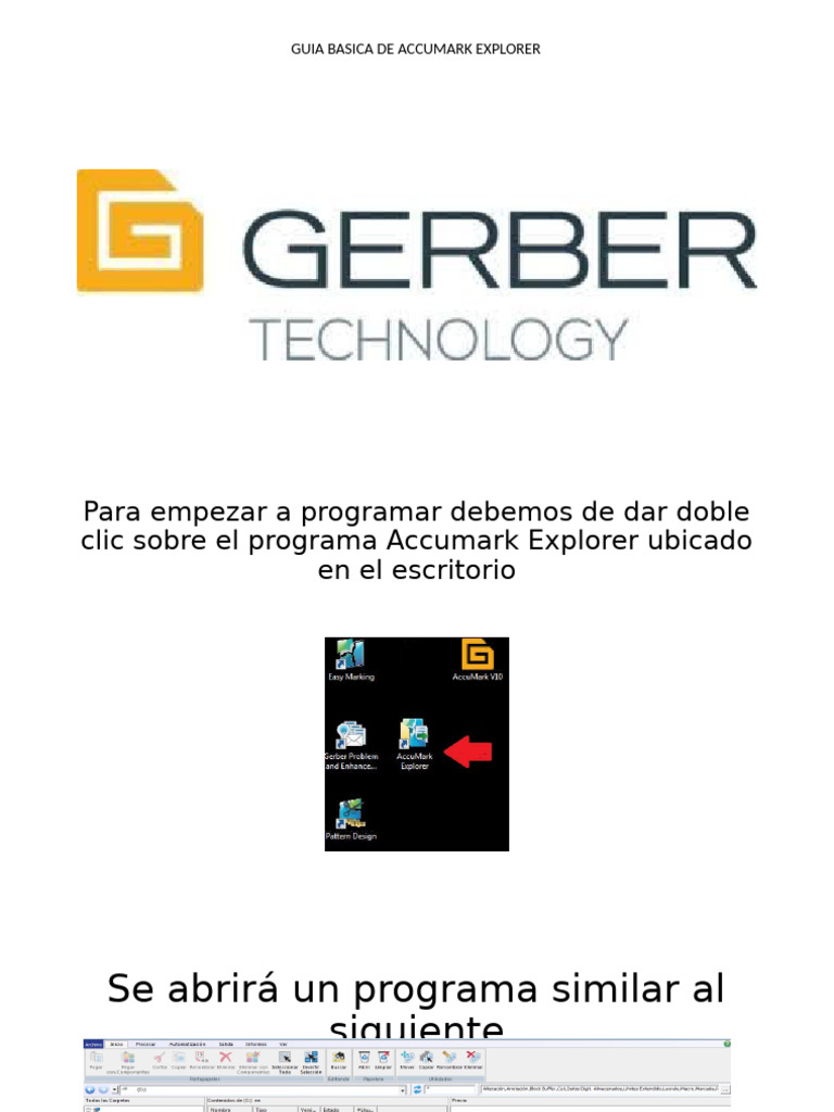 Guia Gerber Accumark Nuevo | PDF | Informática