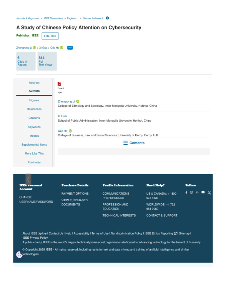 Chinese Cybersecurity Policy Study | PDF | Computer Security | Security