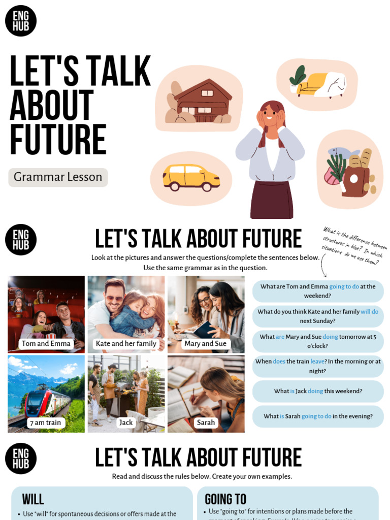Future Tense Grammar Practice Guide | PDF