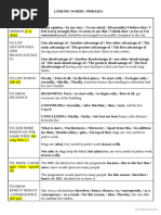 C1 Linking Words for Essays | PDF | Cognitive Science | Cognition