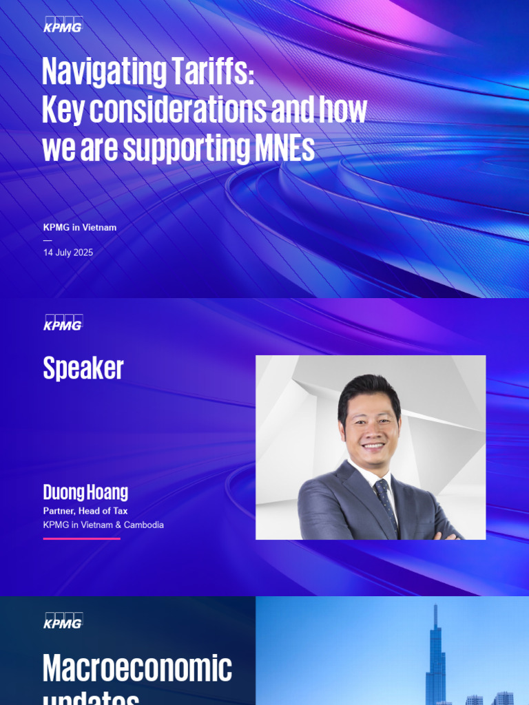 Navigating Tariffs - KPMG 10072025 Formatted | PDF | Tariff | Foreign Direct Investment