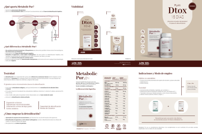 Material Dtox - Metabolic Pur | PDF | Antioxidante | Toxicidad
